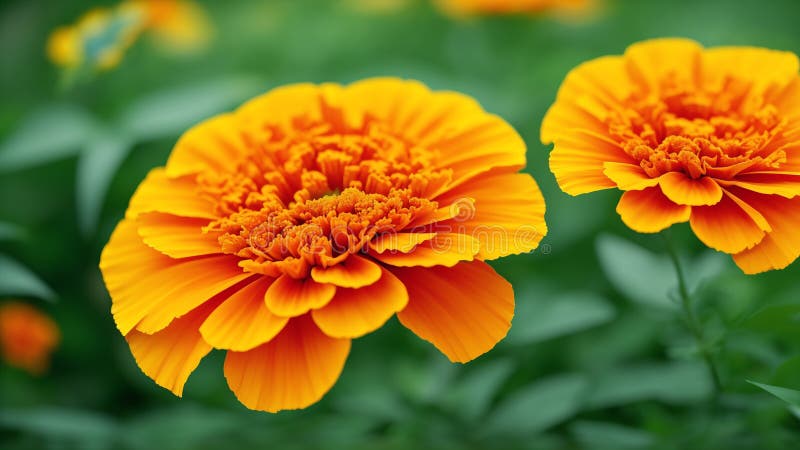 A Composition of an Intriguingly Complex Flower with a Green Background ...