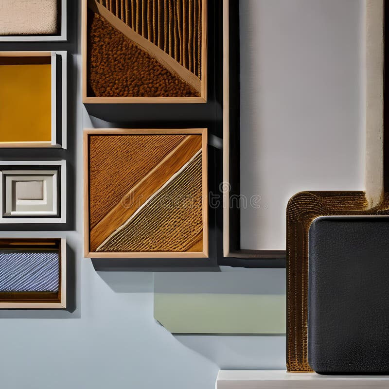 A Composition of Juxtaposed Elements, with Contrasting Textures, Shapes ...