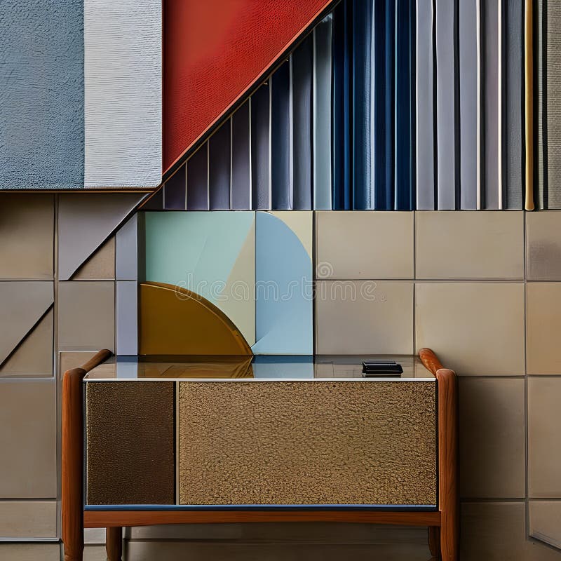 A Composition of Juxtaposed Elements, with Contrasting Textures, Shapes ...