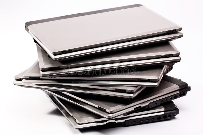 Pile of laptops stock image. Image of ewaste, pile, recycle - 27679855