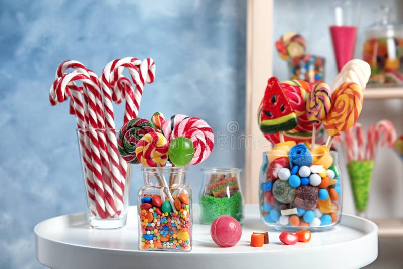 Composition with Many Different Candies Stock Image - Image of ...
