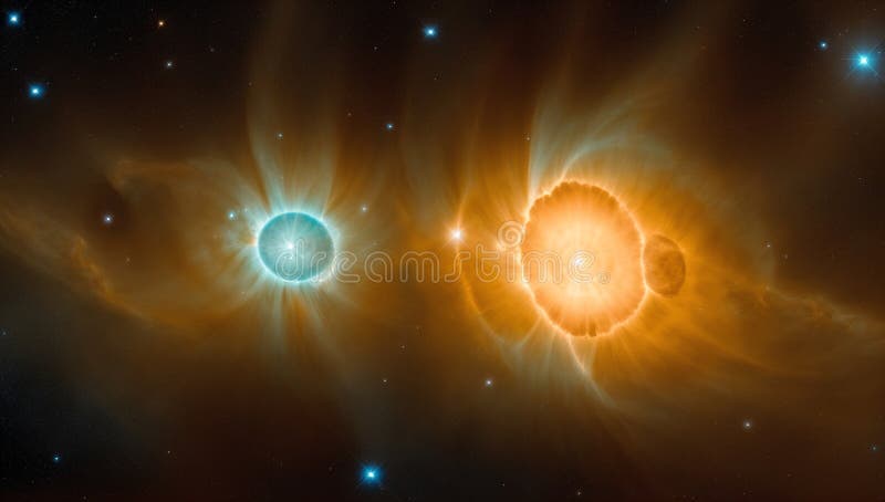 A Composition of a Marvelously Detailed Image of a Star and a Bright ...