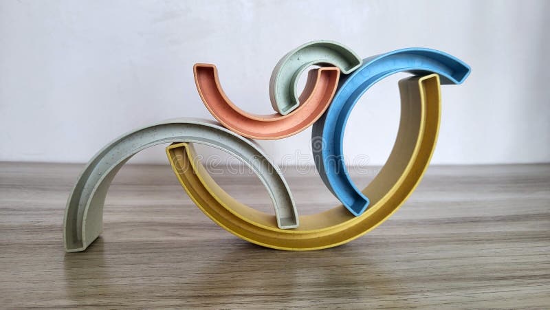 Multi Colored Semicircular Building Blocks Stock Photos - Free ...