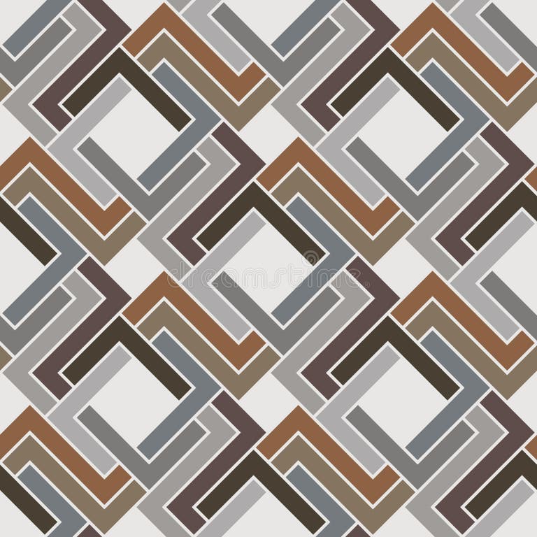 Composition of Multicolored Interlocking Rectangle Shape Elements on a ...