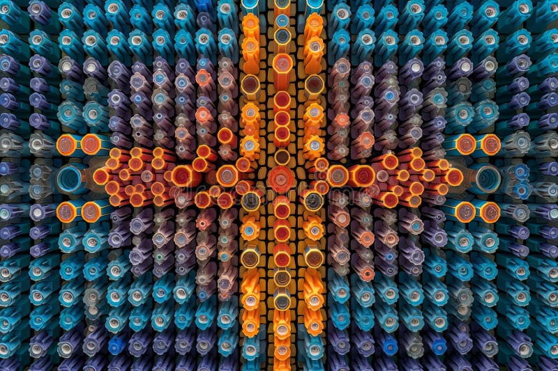 A Composition of Multiple Vials Filled with Colorful Vaccines, Arranged ...