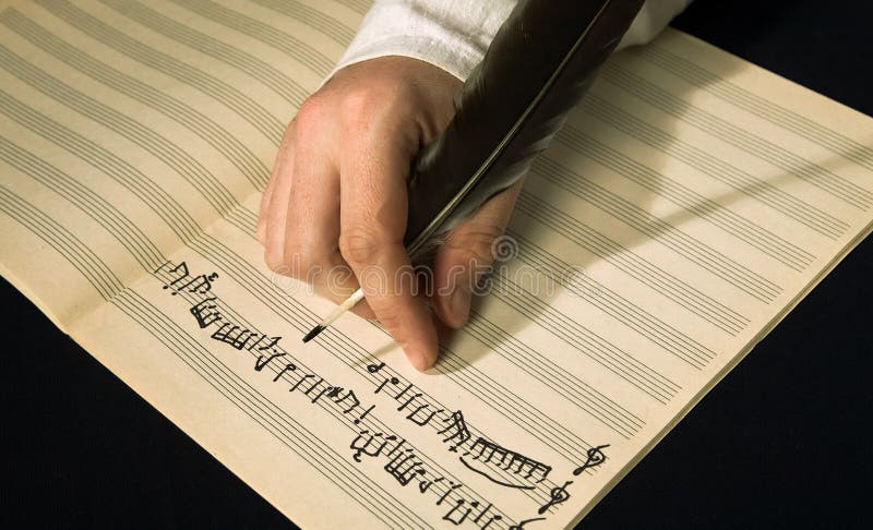 Composition of music stock image. Image of music, composer - 18957503