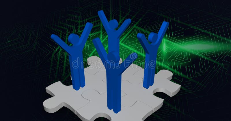 Network jigsaw stock photo. Image of business, linked, decisions - 412840