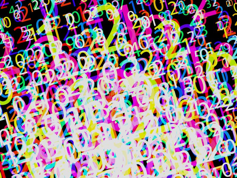 Composition of Numbers, Vector Stock Vector - Illustration of ...