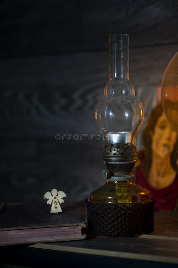 Composition of Objects in a Dark Room. Stock Image - Image of delicate ...
