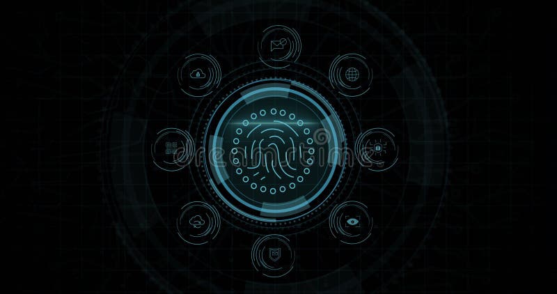 Fingerprint Animation Stock Illustrations – 100 Fingerprint Animation ...