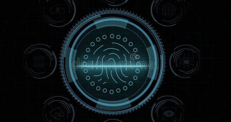 Fingerprint Animation Stock Illustrations – 100 Fingerprint Animation ...