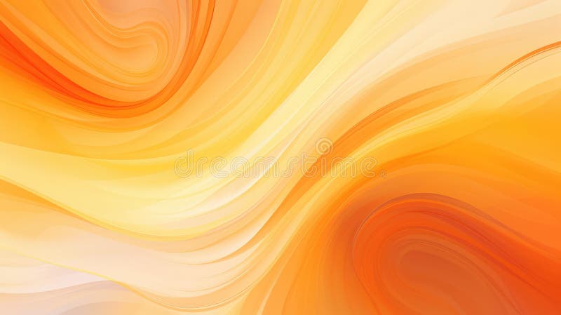 Composition Orange Swirl Background Stock Illustration - Illustration ...