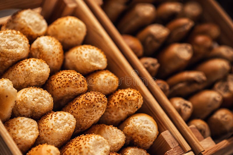 Composition with Pastry in Basket, Combination of Pastries for Bakery ...