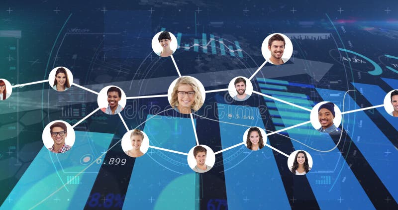 Composition of People Connected Globally through Networking with ...