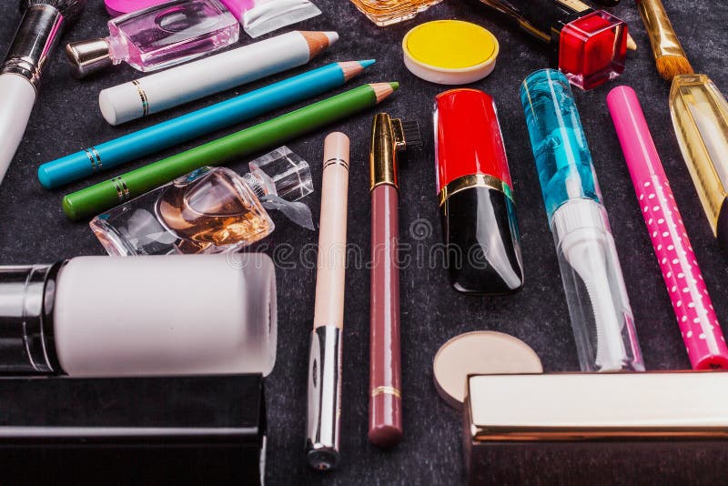Composition of Professional Decorative Cosmetics Stock Image - Image of ...