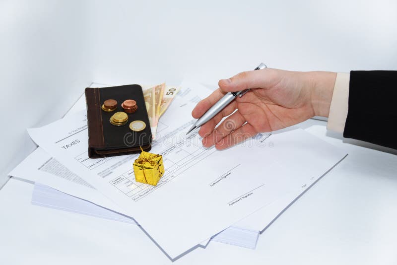 Composition of Property Documents. Stock Image - Image of finance ...