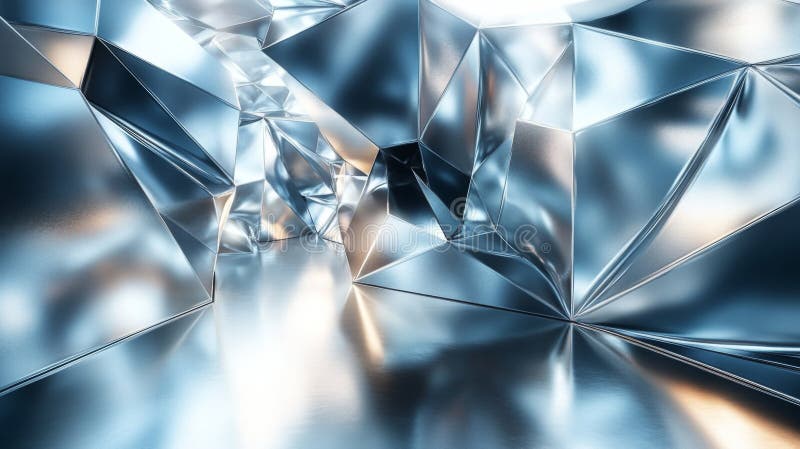 Reflective Metallic Surfaces Create a Dynamic Abstract Environment with ...