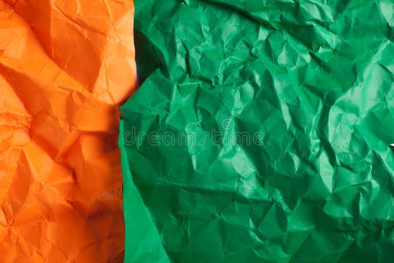 Composition of Rumpled Paper Sheets Placed on a White Background Stock ...