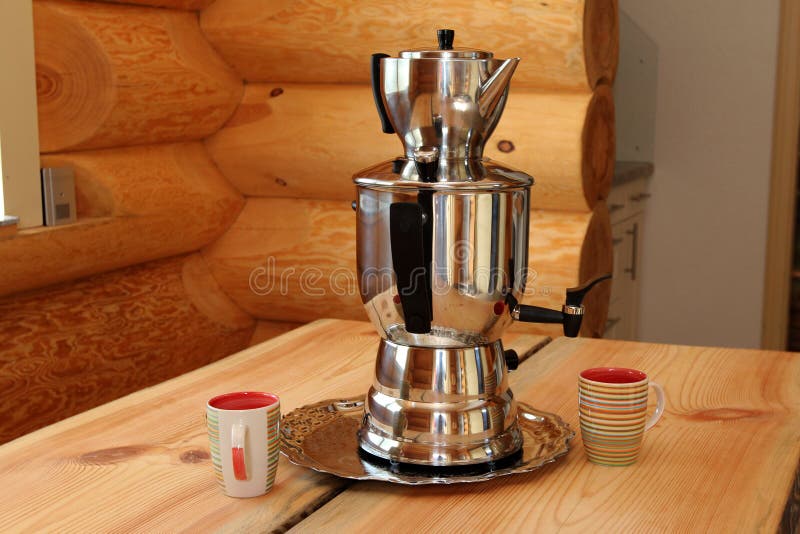 Composition with samovar stock image. Image of food, gourmet - 76370483