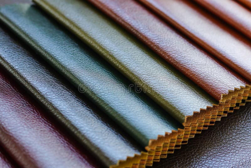 Composition with Samples of Leather As Background Stock Image - Image ...