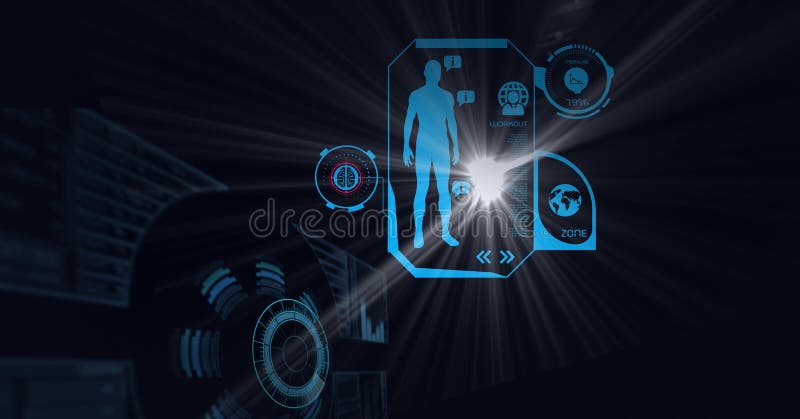 Composition of Scope Scanning and Human Body and Scientific Data ...