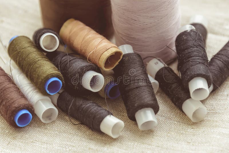 Composition of Seamstress, Tailor, Thread for Sewing and for Knitting ...