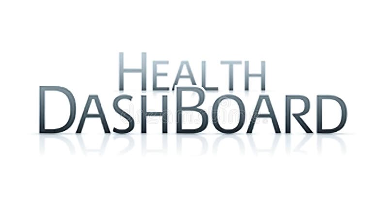 Overview of Health Dashboard Featuring Clear Typography and Reflective ...
