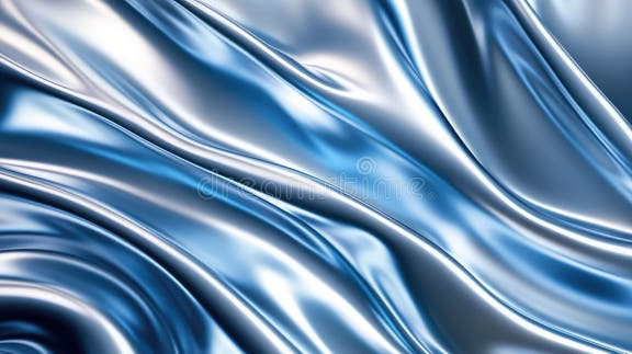 Composition Silver and Blue Background Stock Illustration ...