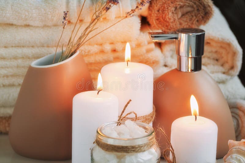Composition of Spa Treatment Stock Photo - Image of nature, health ...