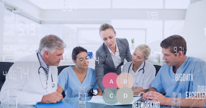 Composition of Statistics, Text and Network of Connections Over Doctors ...