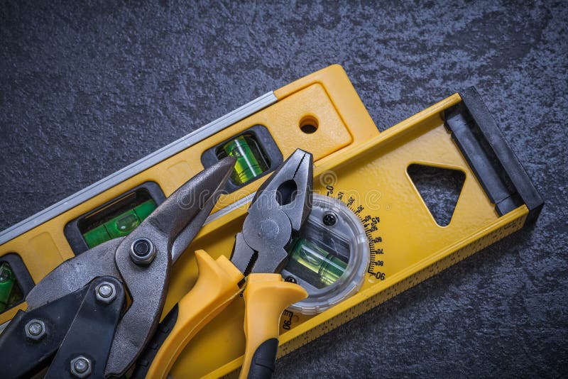 Composition of Steel Cutter Pliers Construction Stock Image - Image of ...