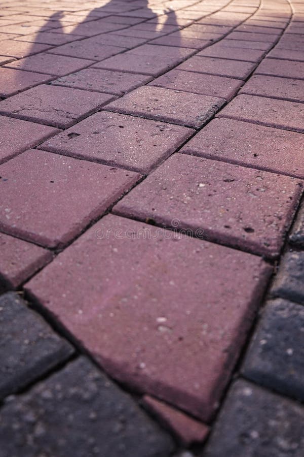 The Composition of the Stone Maroon Blocks Form Unique Patern Stock ...