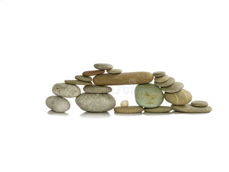The Composition of the Stone Pebbles 2 Stock Photo - Image of structure ...