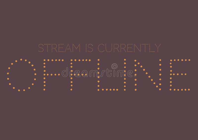 Currently Offline Streaming Background Banner Stock Vector ...