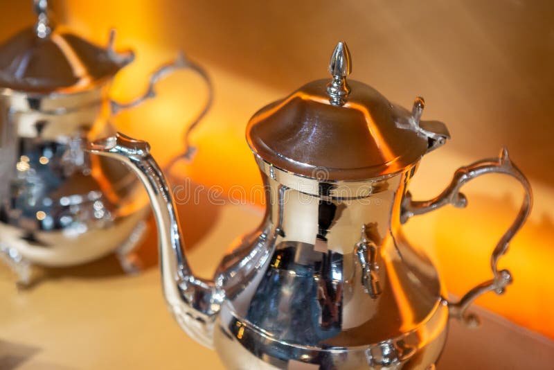 Composition with Teapot and Fresh Tea Stock Photo - Image of fresh ...