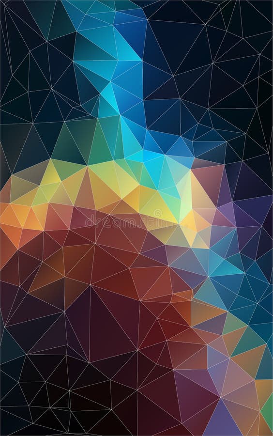 Composition with Triangle Geometric Shapes Stock Vector - Illustration ...