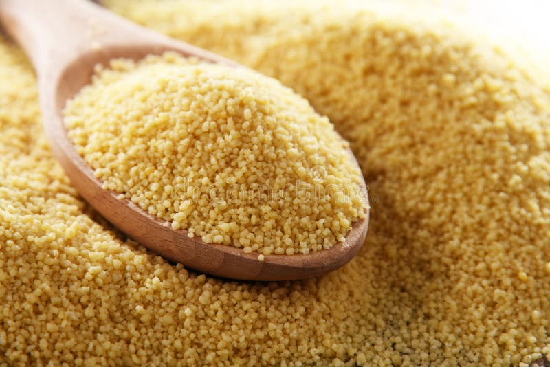 Composition with Uncooked Couscous Stock Image - Image of healthy ...