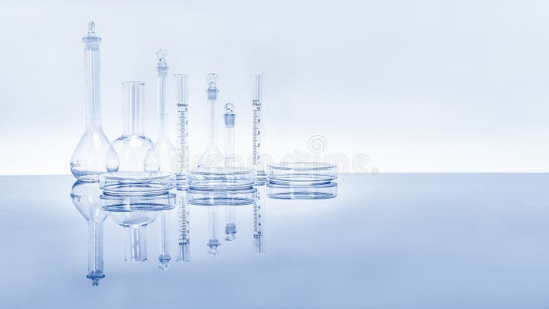 Composition of Varieties of Laboratory Glassware for Scientific ...