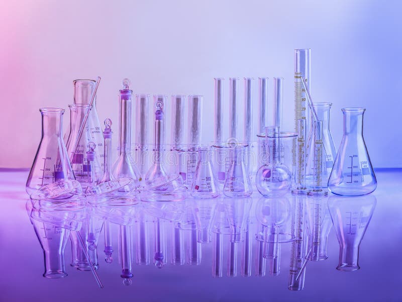 Composition of Varieties of Laboratory Glassware for Scientific ...