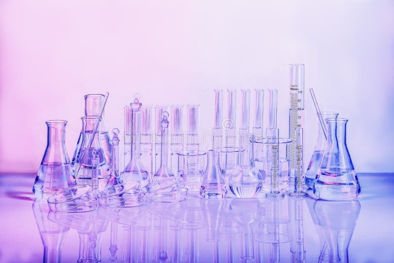 Composition of Varieties of Laboratory Glassware for Scientific ...