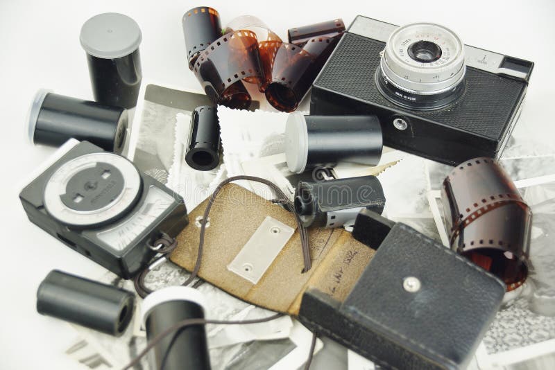 Composition of Various Things for Creating Professional Photos Stock ...