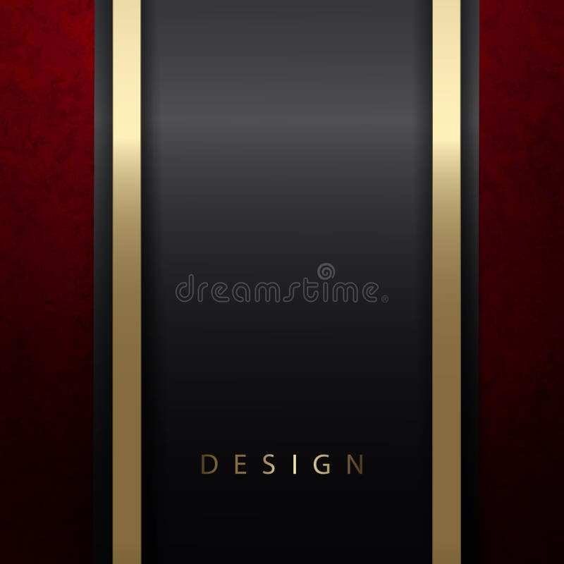 Composition with a Vertical Frame on a Red Textural Background with a ...