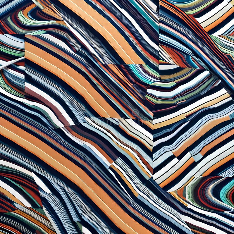 A Composition of Visual Rhythm, with Repeating Patterns, Rhythmic Lines ...