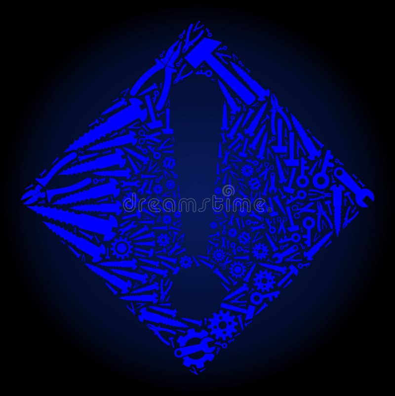 Warning No Tools Symbol Sign, Vector Illustration, Isolate on White ...