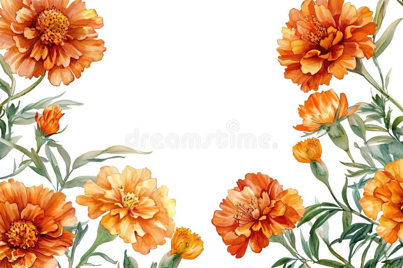 Border Marigold Stock Illustrations – 1,563 Border Marigold Stock ...