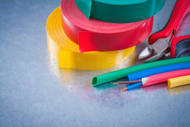 Composition of Wire Protection Copper Cables Sharp Nippers Insul Stock ...