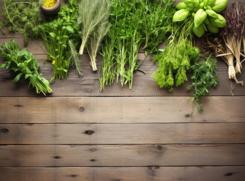 Composition with Wooden Board and Ingredients for Cooking on Table ...