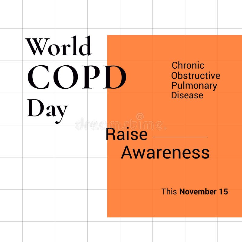 World COPD Day Wallpaper with Lungs and Ribbon in the Background. Stock ...