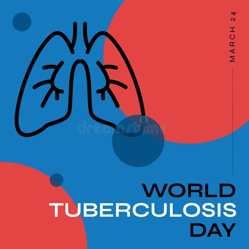 Composition of World Tuberculosis Day Text Over Shapes and Lungs Stock ...