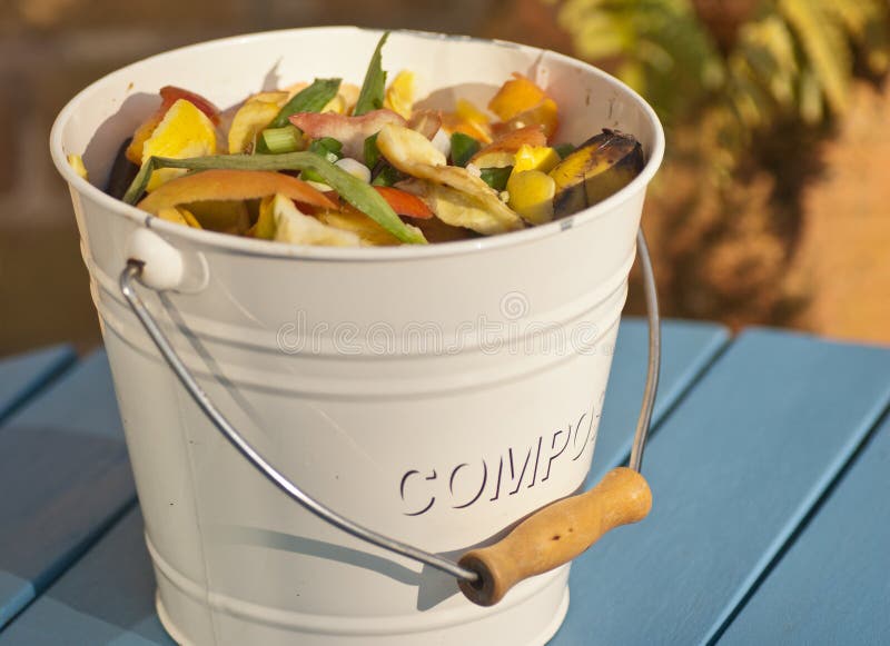 Compost Bucket stock image. Image of fruit, chop, gardening - 34443903